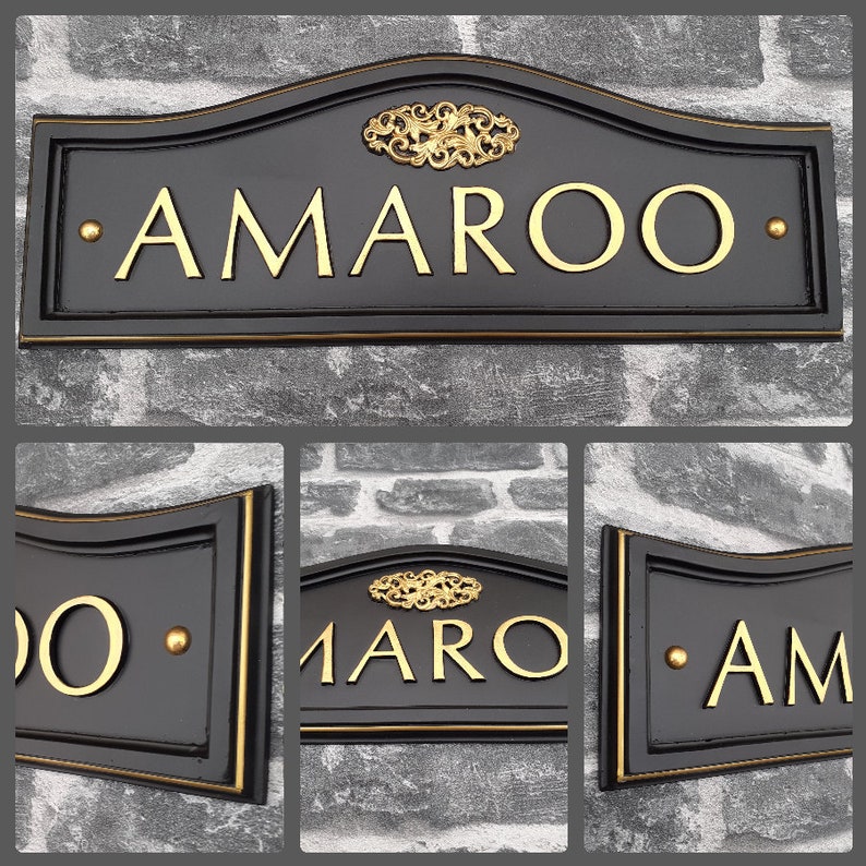 Stunning House Name / Number Sign Weather Resistant - Etsy UK