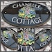 Personalised Solid Cast Resin House Name Sign | Woodland Bouquet ...