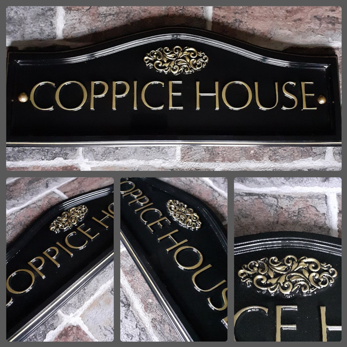 Stunning House Name / Number Sign Weather Resistant | Etsy UK