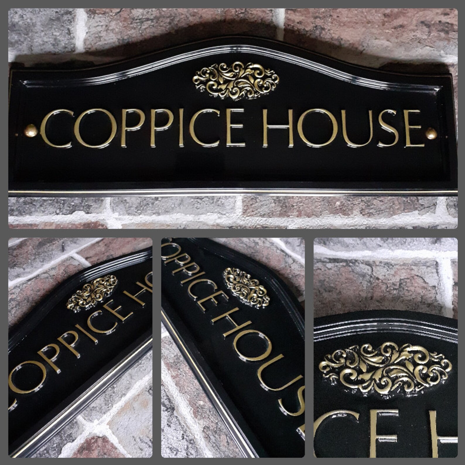 Stunning House Name / Number Sign Weather Resistant | Etsy UK