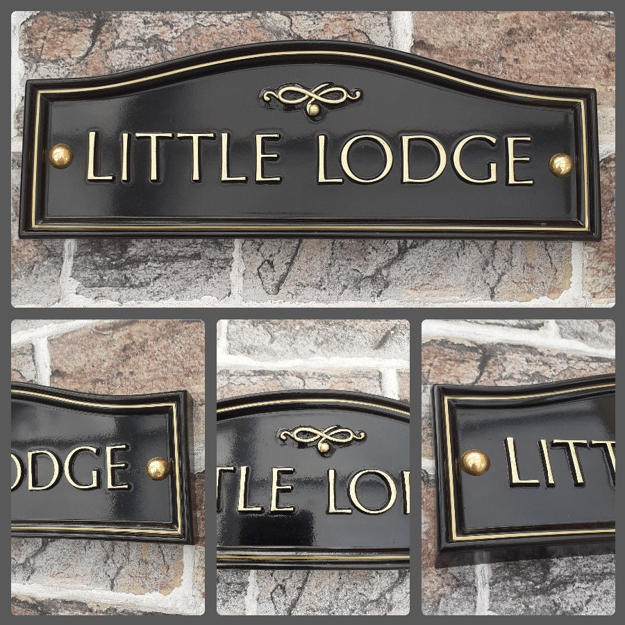 Stunning House Name / Number Sign Weather Resistant | Etsy Australia