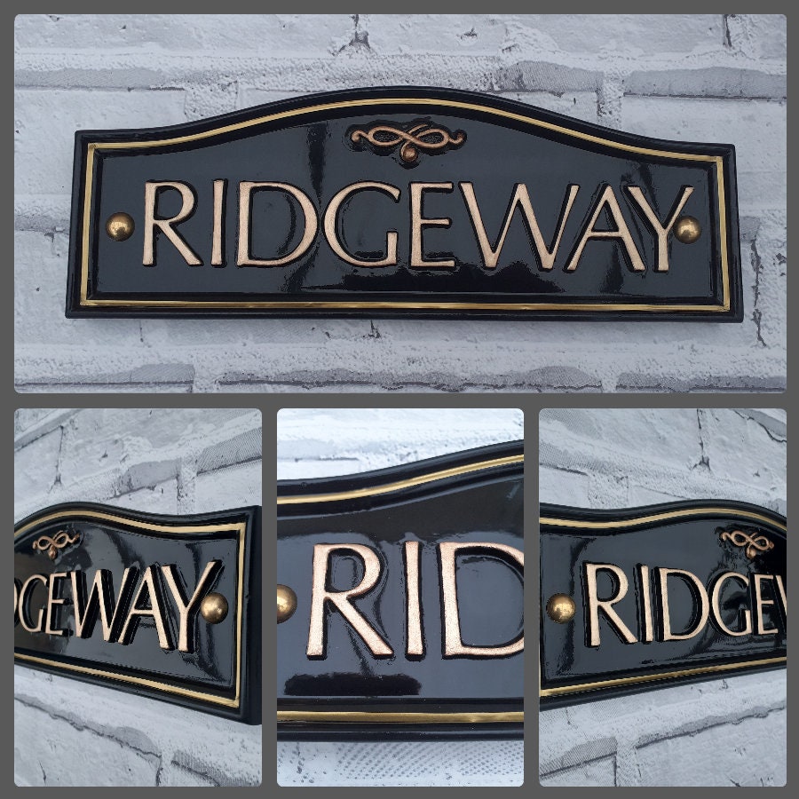 Stunning House Name / Number Sign - Weather Resistant, Bespoke, Unique ...