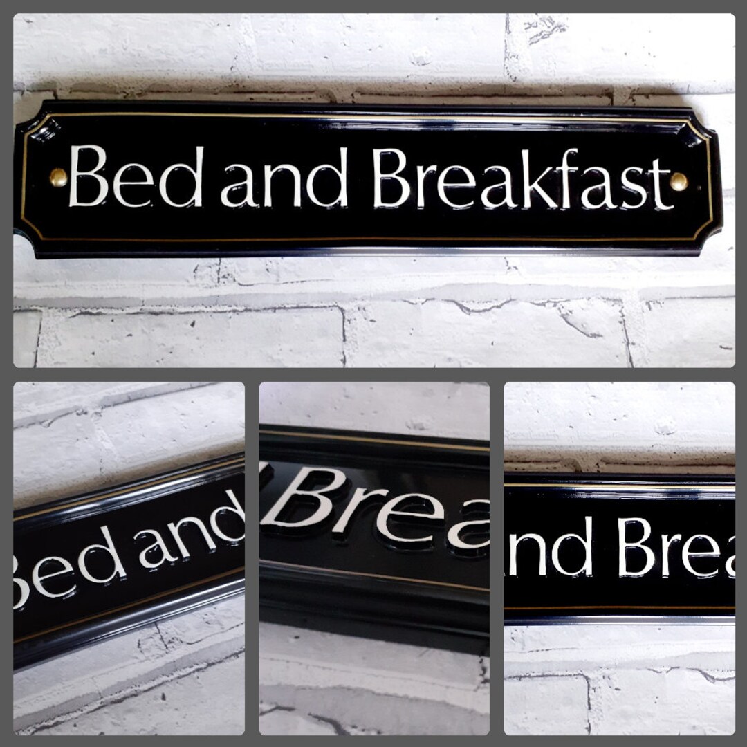 Traditional Style Solid Cast Resin House Name/number Sign - Etsy