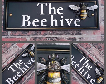 The Bee House Sign - Etsy