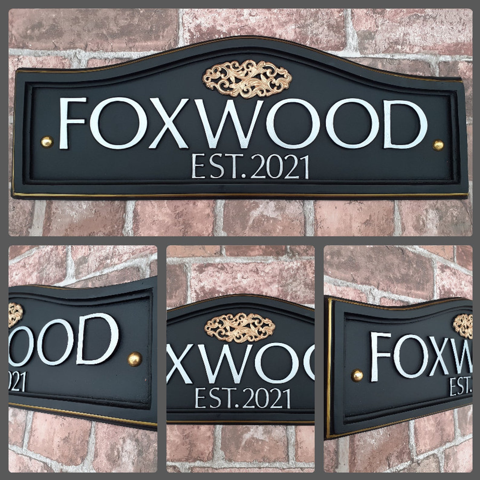 Stunning House Name / Number Sign Weather Resistant - Etsy UK