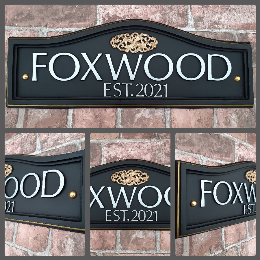 Stunning House Name / Number Sign Weather Resistant - Etsy UK