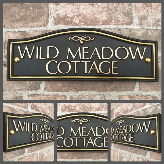 Stunning House Name / Number Sign Weather Resistant - Etsy UK