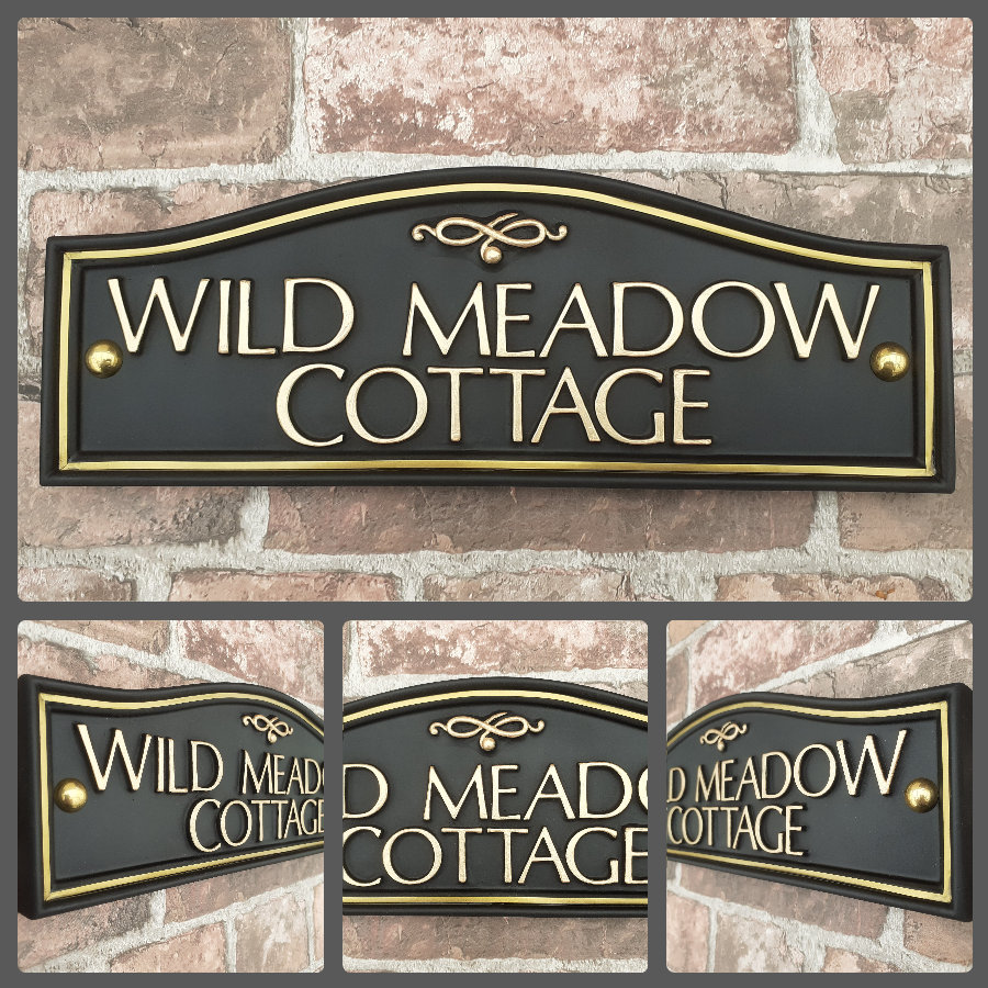 Stunning House Name / Number Sign - Weather Resistant, Bespoke, Unique ...