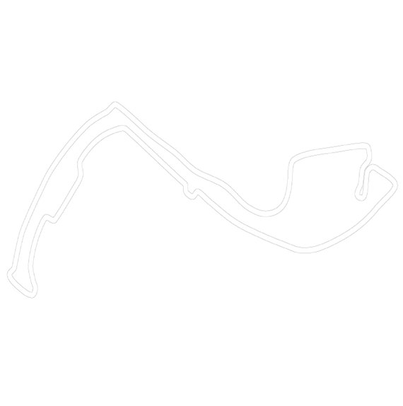 Circuit De Monaco Racetrack F1 Formula 1 Vector Car | Etsy