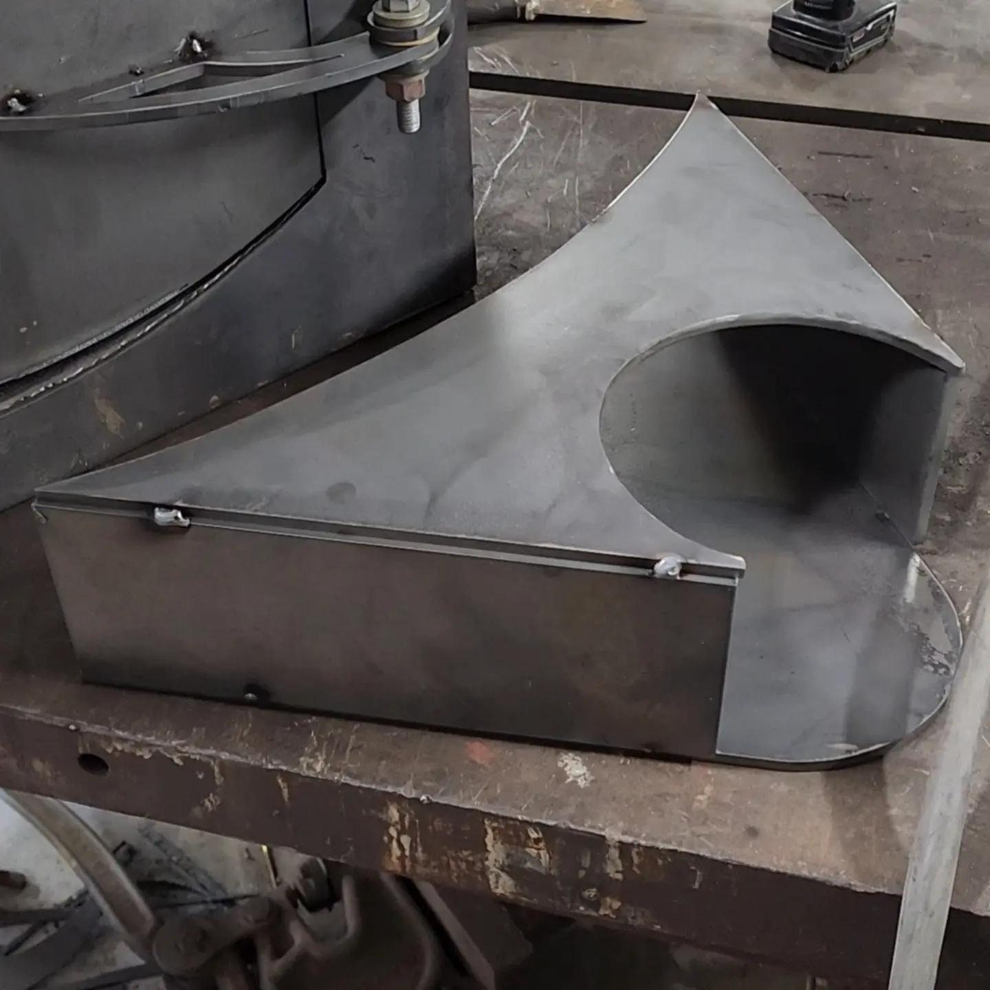 150 Gallon Smoker Exhaust Collector for 6.5" OD Pipe Digital Files (DXF ...