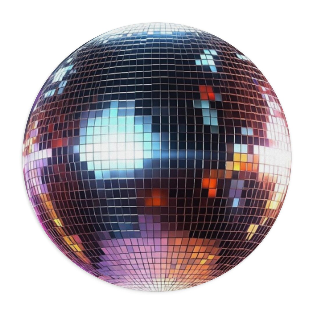 Retro Disco Ball Mouse Pad, Glitter Desk Accessory - Etsy