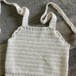 Ollies Boho Beachwear. Crochet Pattern Girls Boho Halter Top Size 3-4 ...