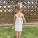 Ollies Boho Beachwear. Crochet Pattern Girls Boho Halter Top Size 3-4 ...