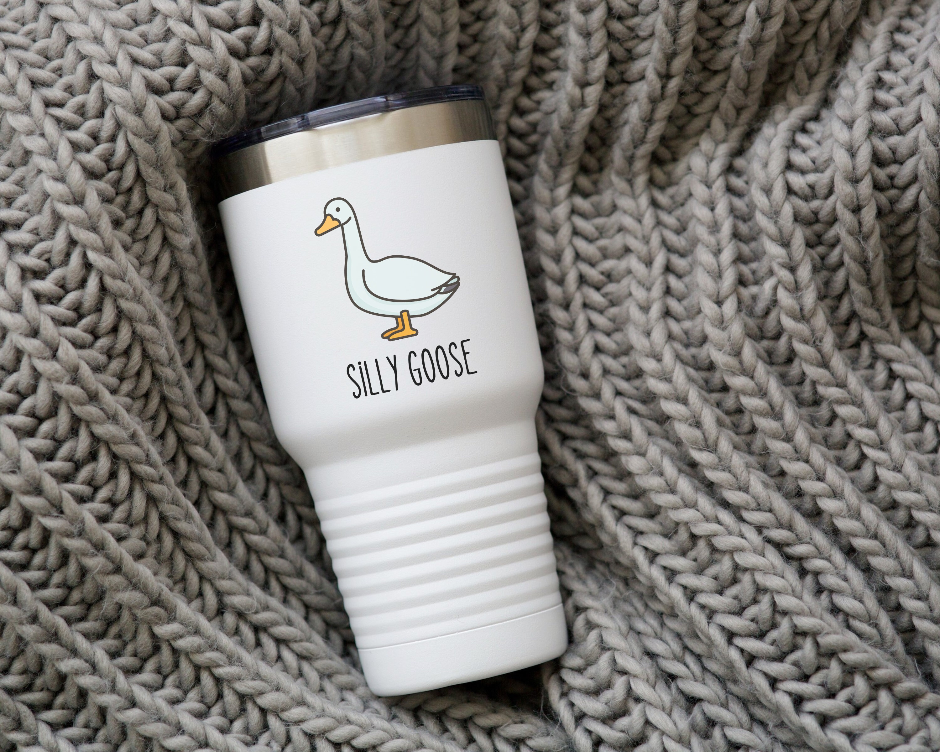 Silly Goose Ringneck Tumbler 30oz Goose Tumbler Silly Goose - Etsy UK