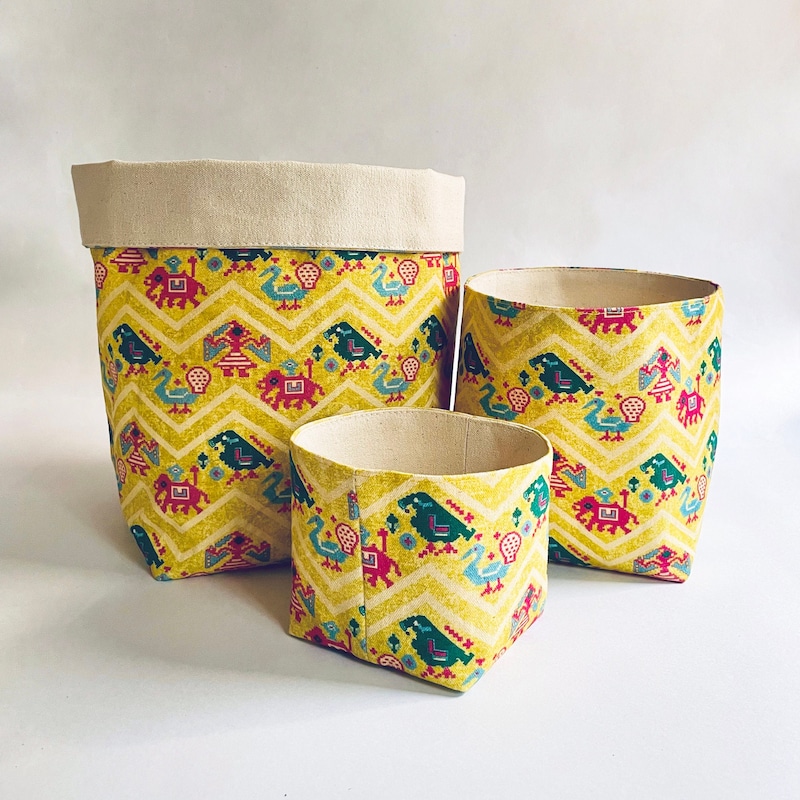 Linen Plant Pots - Etsy