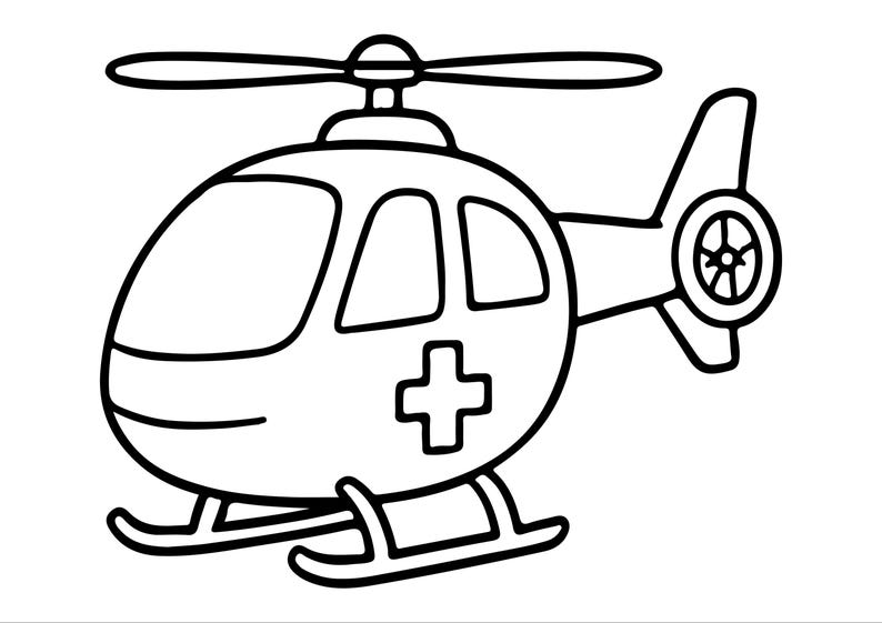 Emergency Vehicle Coloring Pages: Fire Truck, Police Car, Ambulance ...