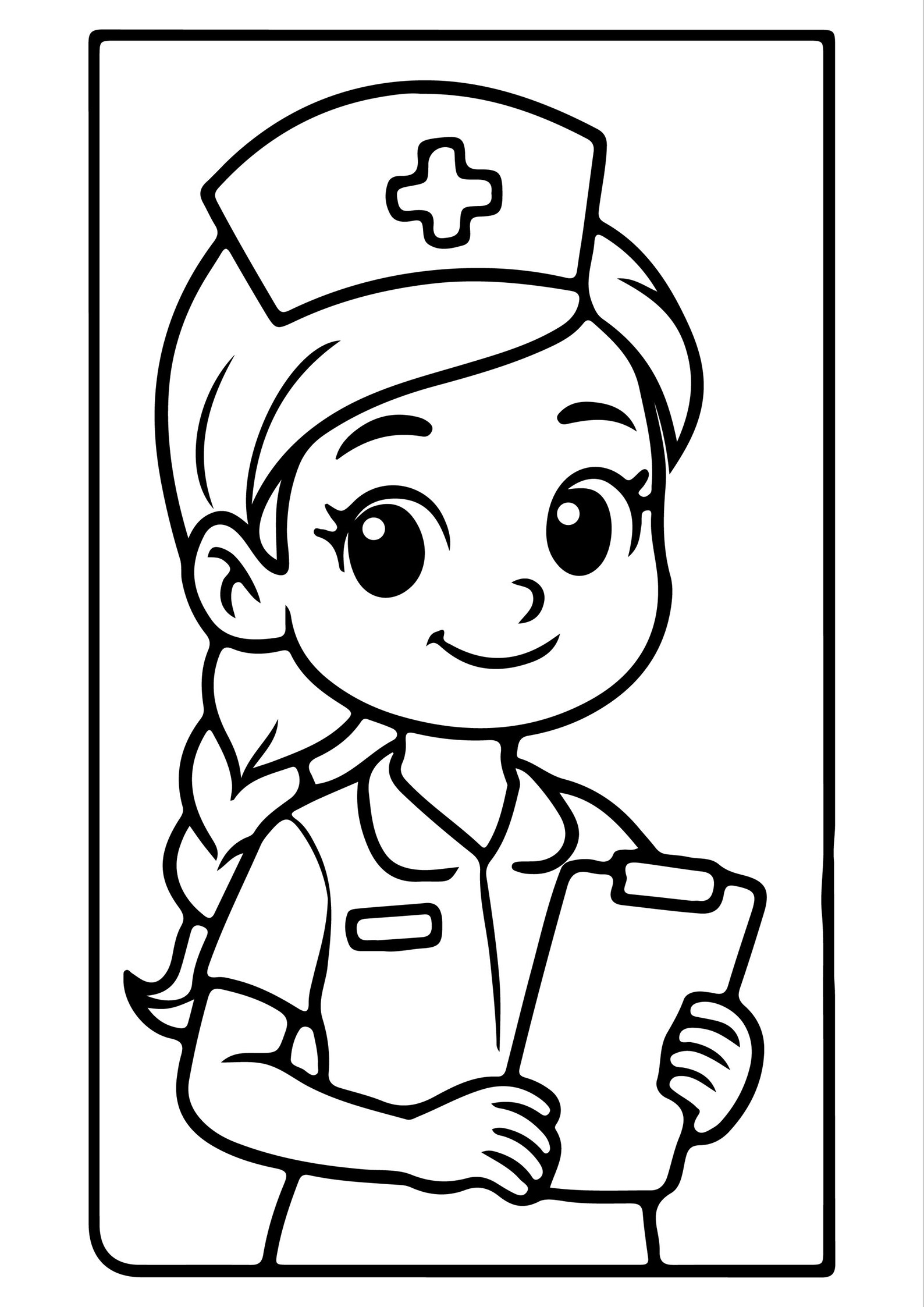 6 Community Helpers Coloring Pages for Kids | Jobs Coloring Book ...