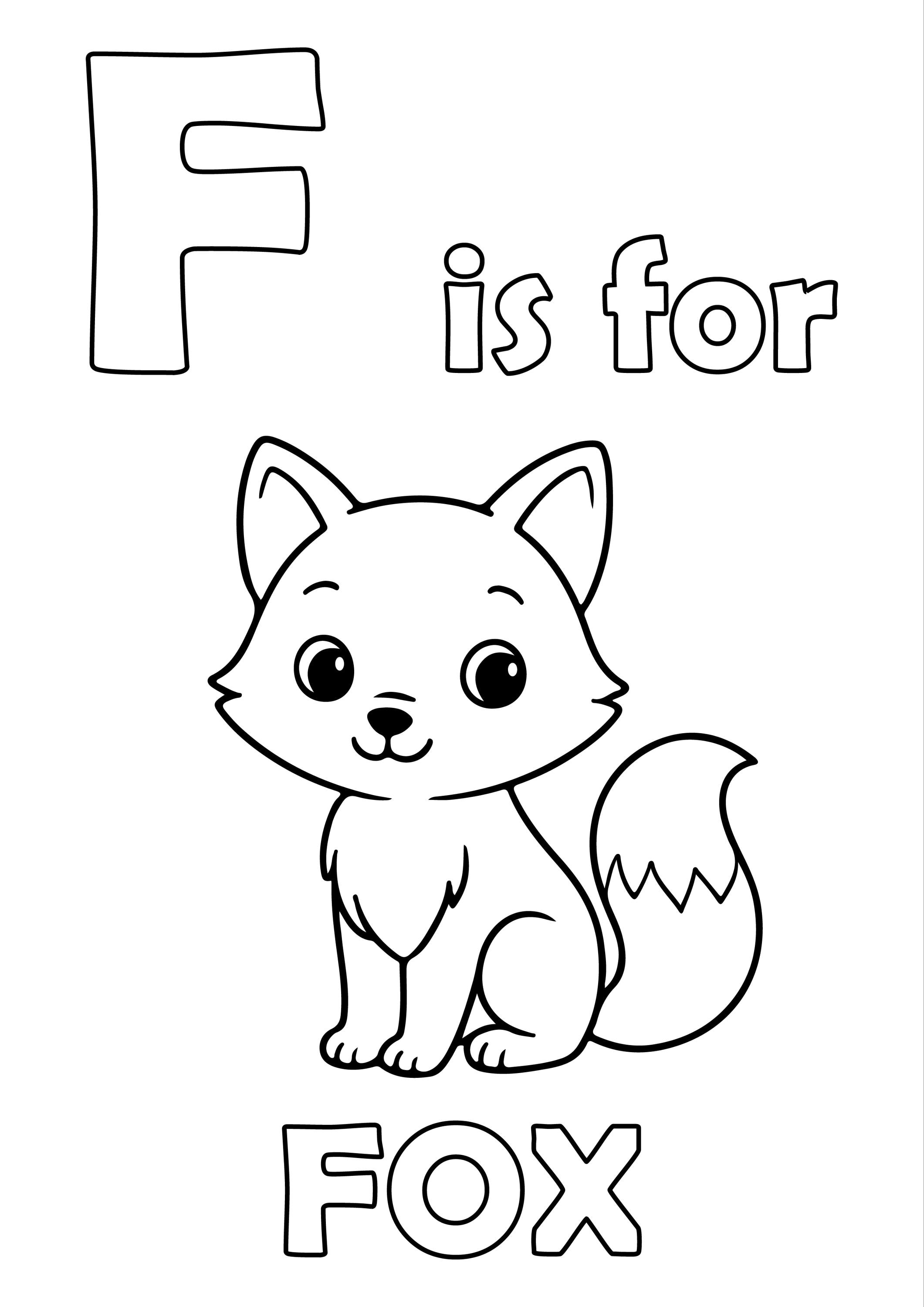Alphabet Animal Coloring Pages – A-Z Printable Worksheets (instant ...