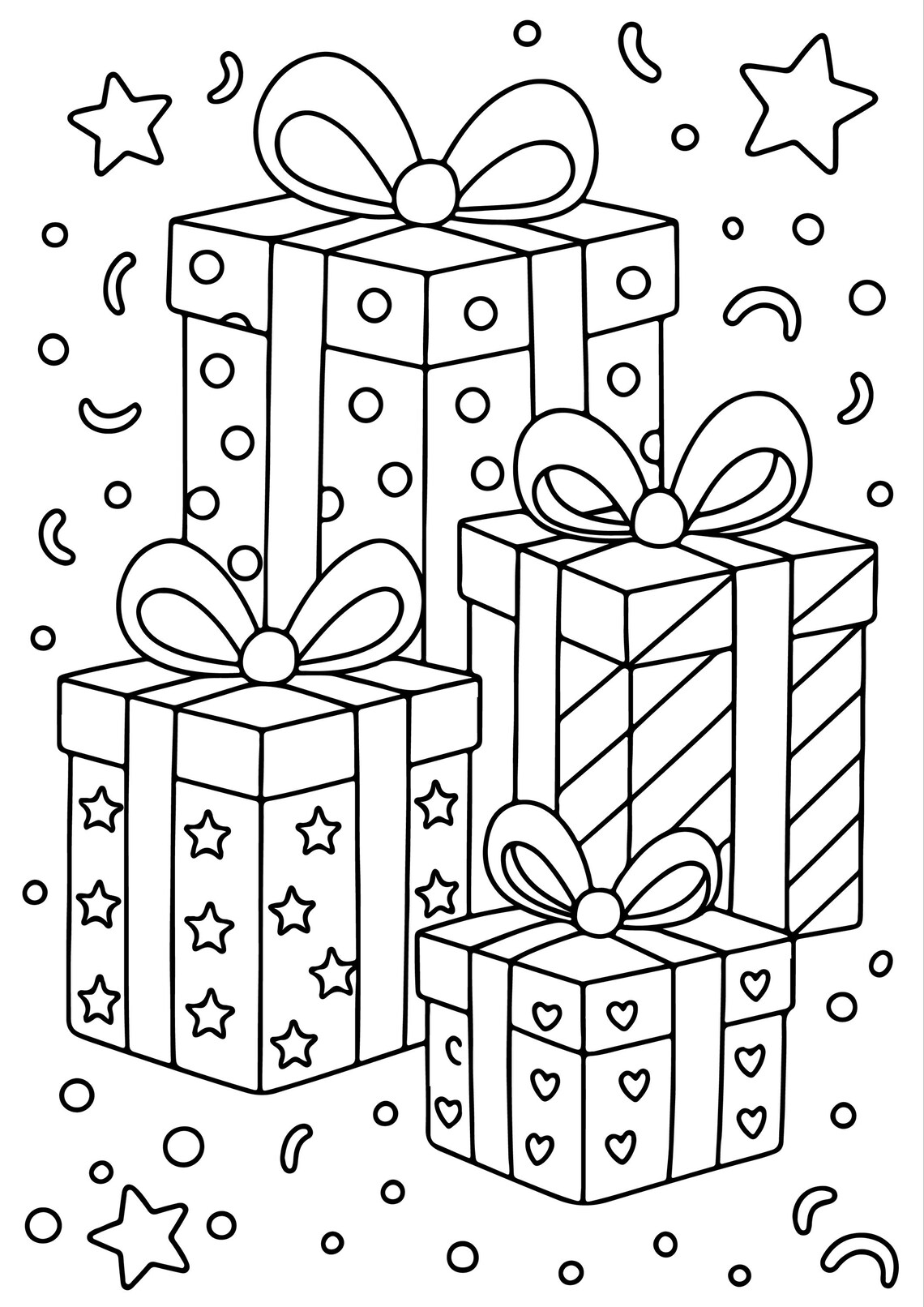 Christmas Coloring Pages for Kids: Holiday Printable Activity (PDF) - Etsy