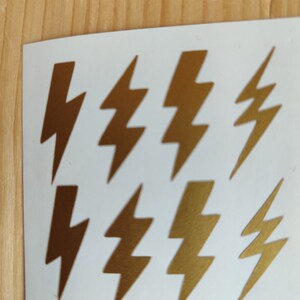 Set of 8 Thunder Vinyl Decals, Lightning Bolt Decals, Bolt Vinyl Decals ...