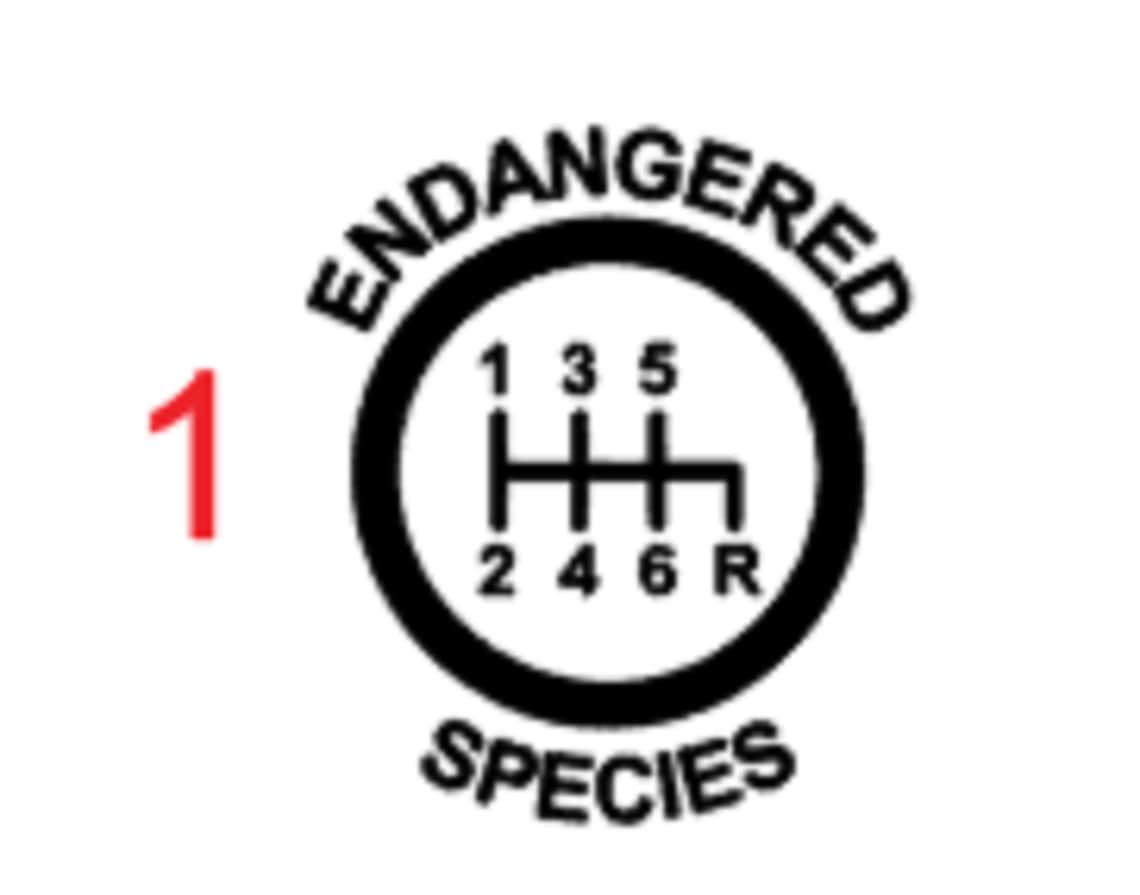 Gearboxes Decals, 4-5-6 Speed Endangered Species Gear Shift Decal - Etsy