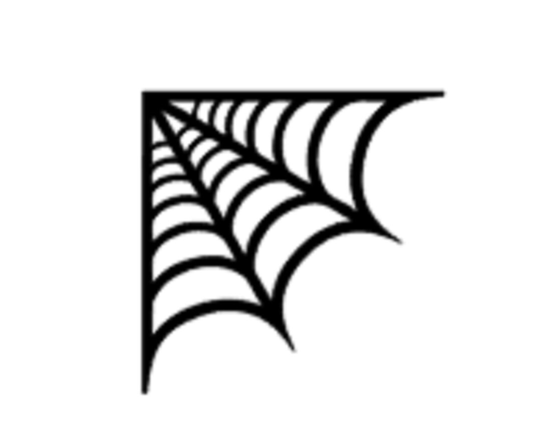 Set of 2 Corner Web Decals/halloween Decals/car Decals/halloween Decor ...