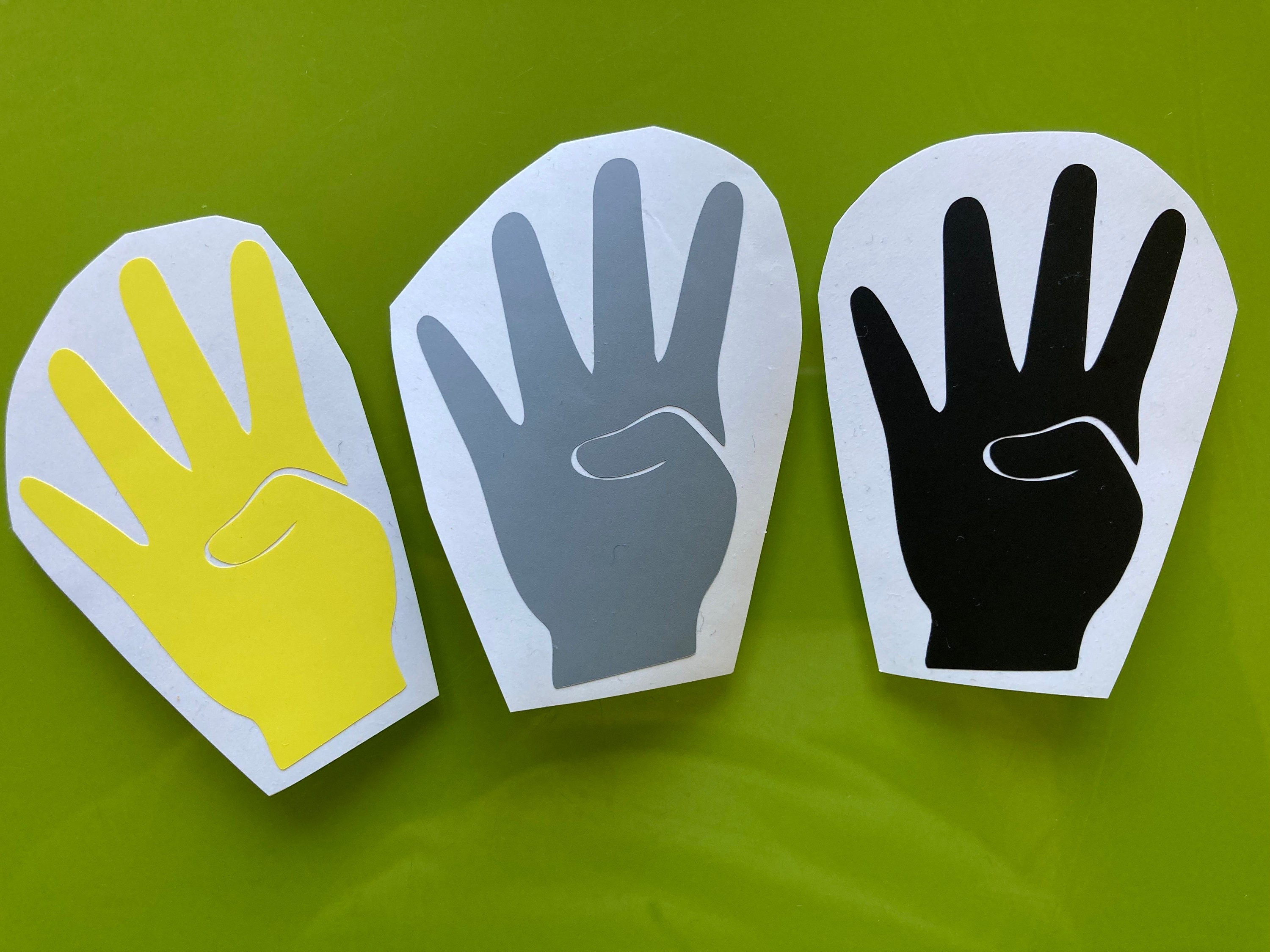 Four Pockets Full Hand Decal - Etsy
