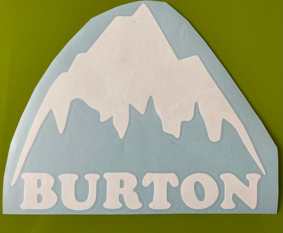 Burton ( 2''-6") Snowboards Mountain Replica Car Truck, Laptop Vinyl ...