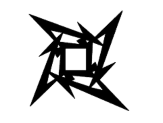 Black Metallica Star