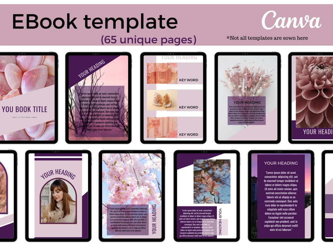 Ebook Canva Template, 65 Pages, Lead Magnet, Diy Templates, for Coaches ...