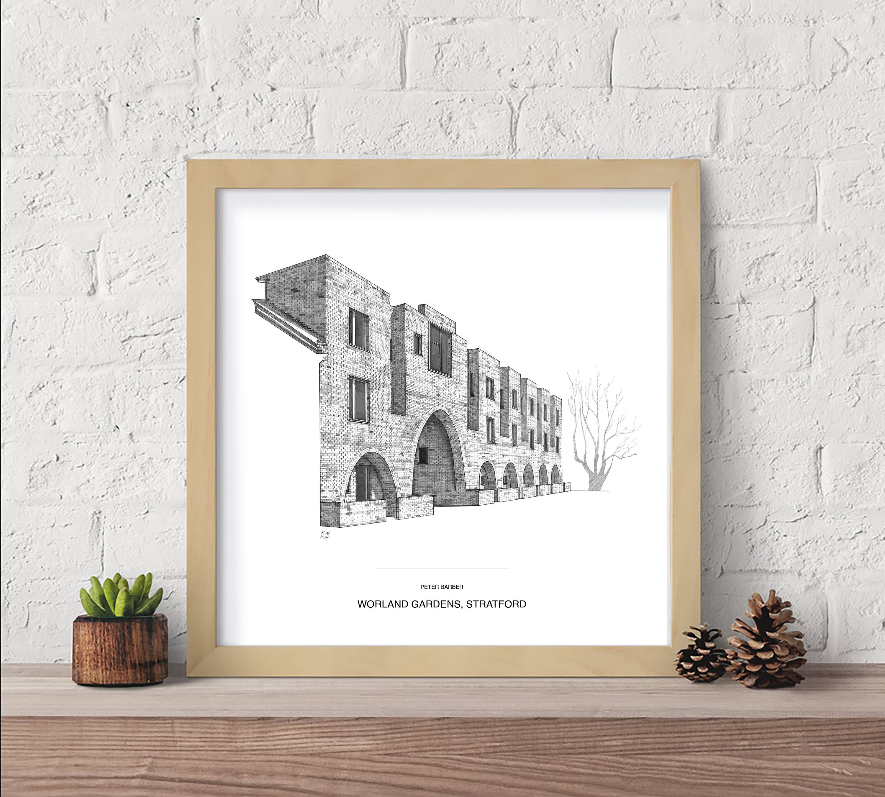 Worland Gardens, Stratford, Peter Barber London Drawing High Quality ...