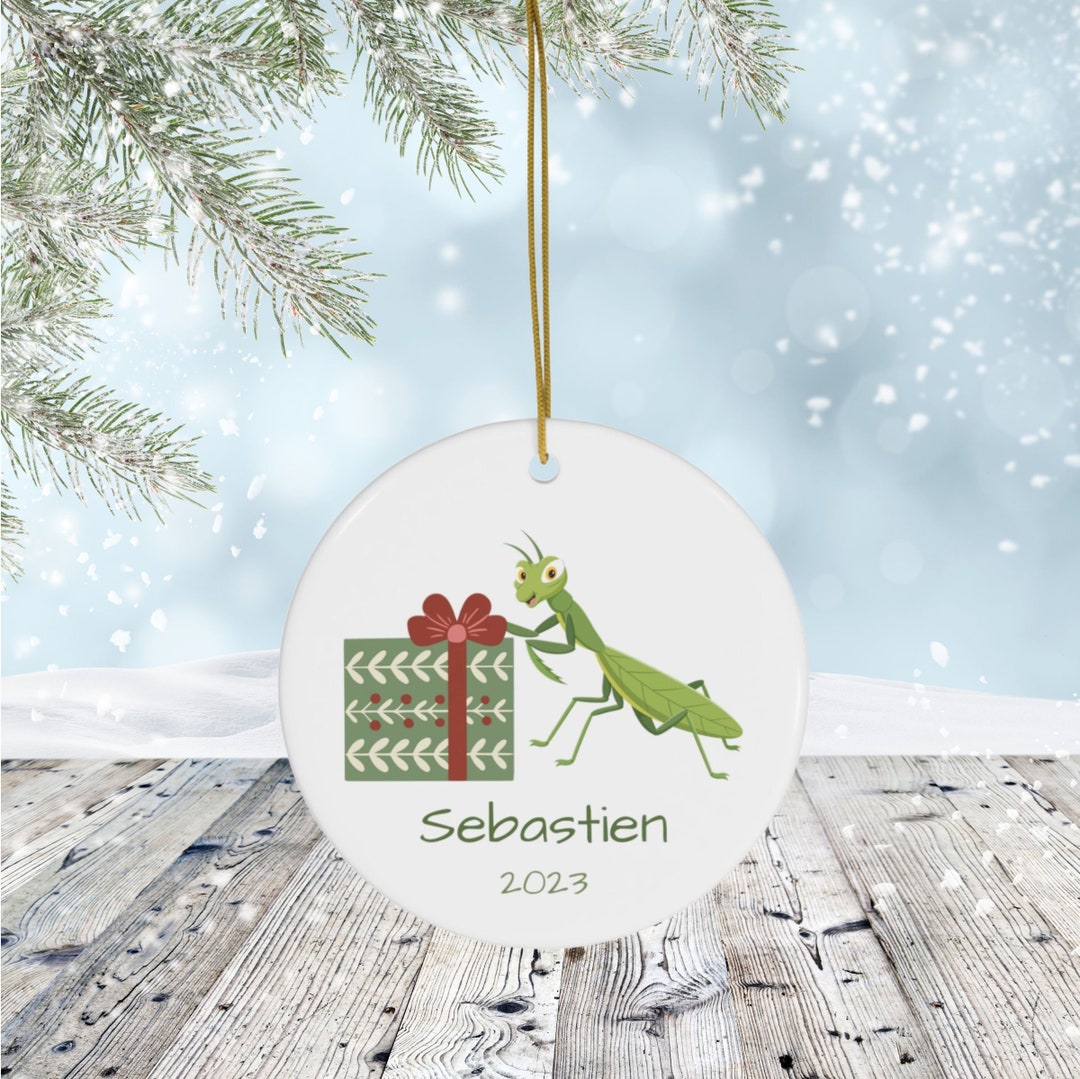Personalized Baby Mantis Christmas Ornament for Kids, Baby Mantis ...