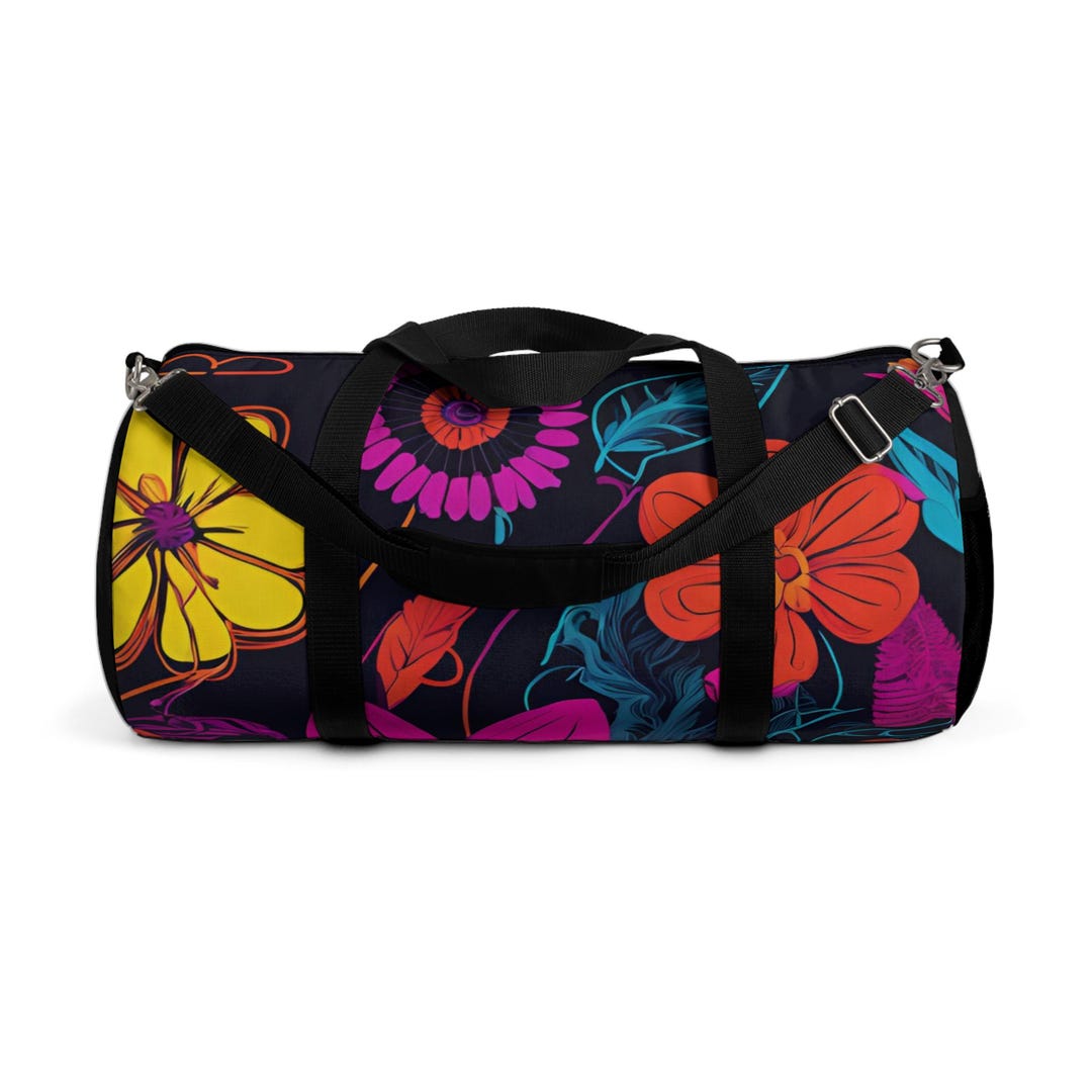 Flower Power Duffel Bag - Etsy