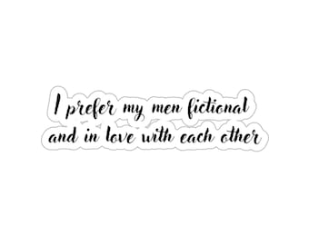 I Love Fictional Men - Etsy
