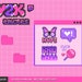 Twitch Y2K Emotes / Pixel 2000s Aesthetic Emoji / 8-bit Pink Badges - Etsy