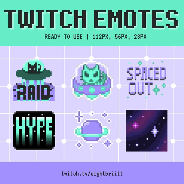 Animated Space Emotes - Etsy