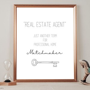 Real Estate Funny Printable Art, Real Estate Quotes, Realtor Office ...