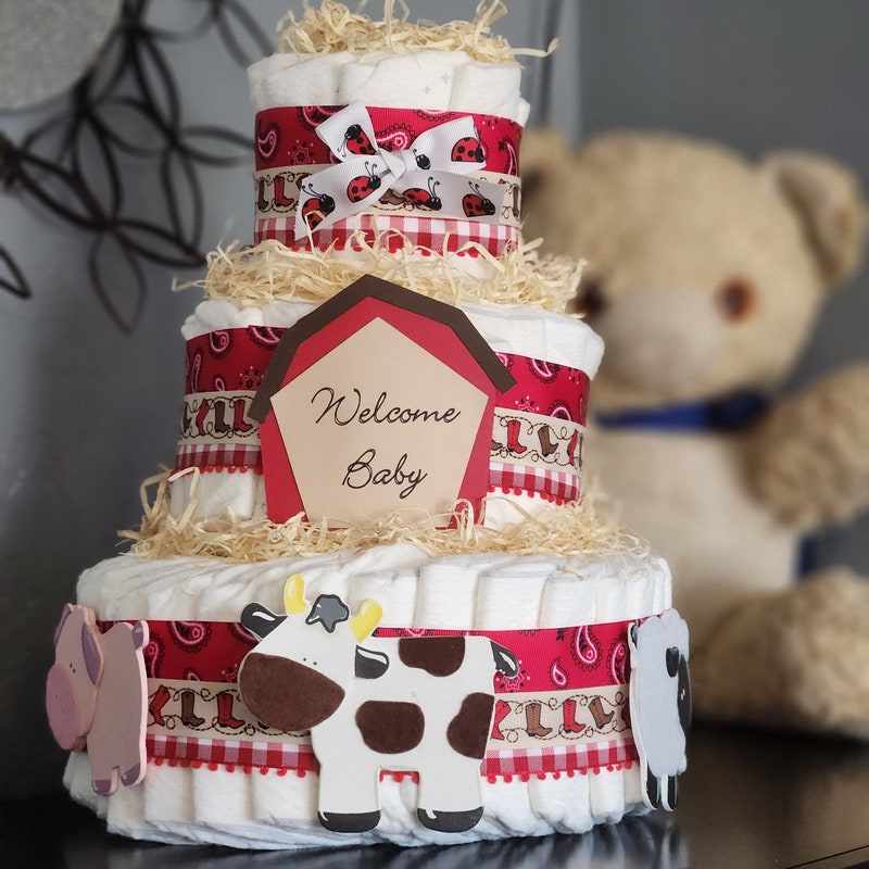 Farm Diaper Cakes - Etsy