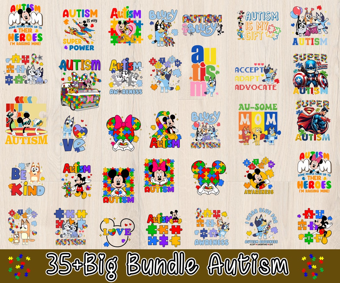 Autism Png Sublimation Bundle, Autism Awareness Png, Autism Puzzle Png ...