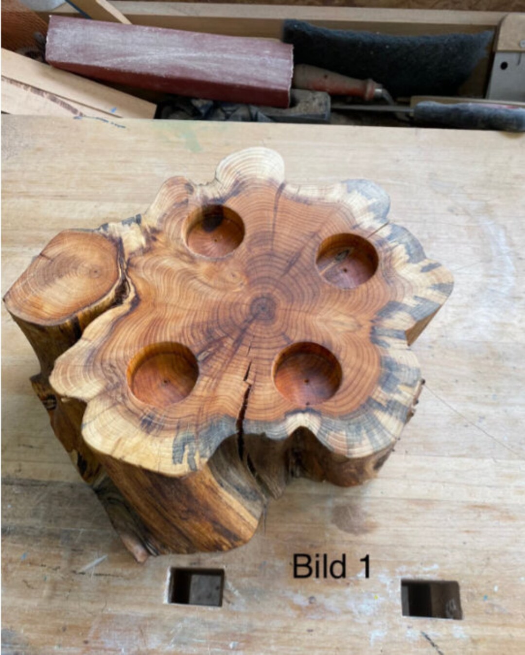 Handmade Wooden Candle Holder Versatile Use as an Advent Wreath - Etsy