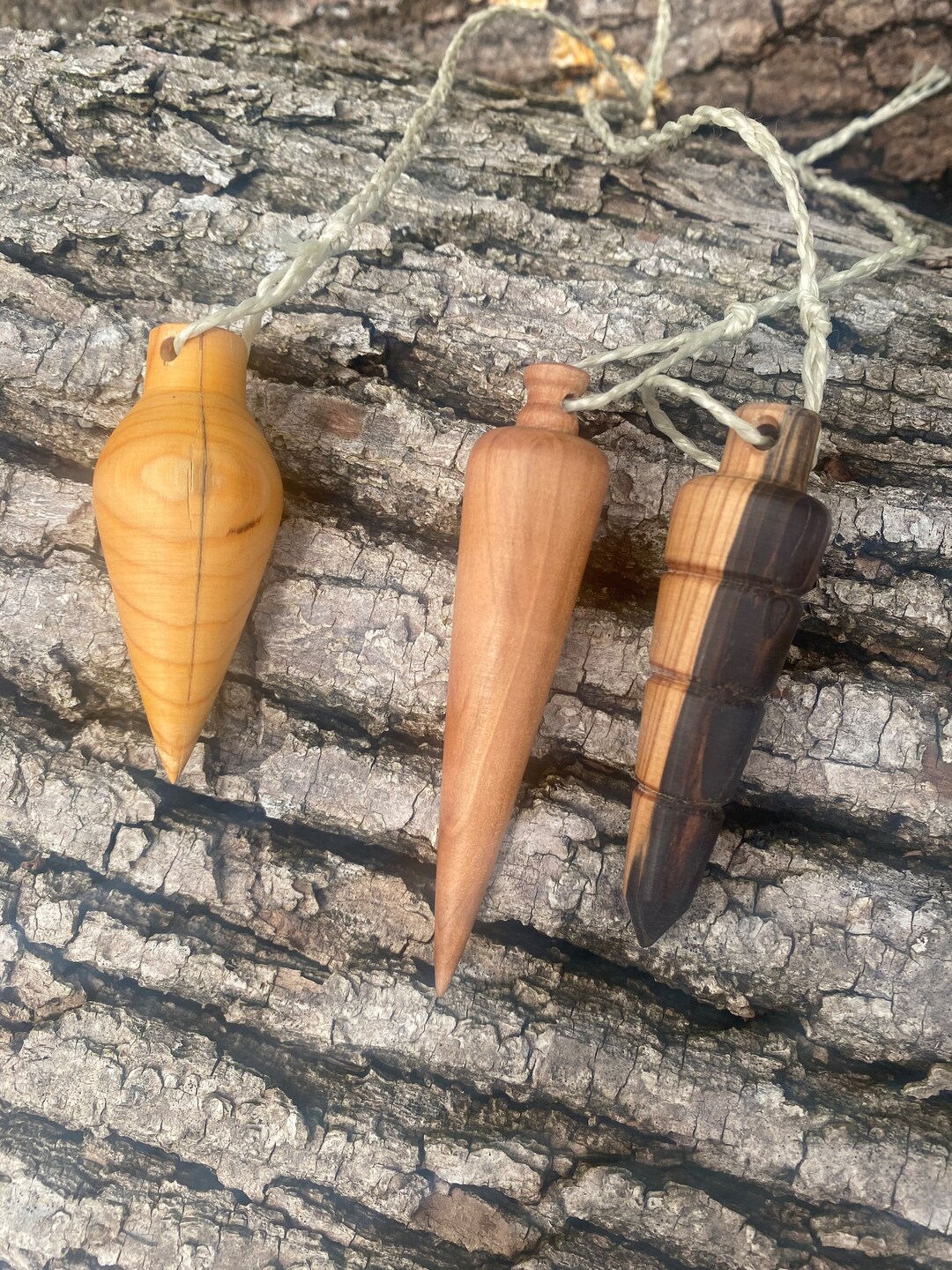 Hand-turned Wooden Pendulum | Natural Wood Pendulum | Spiritual Tool ...