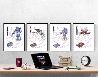 Transformers Inspired G1 Star Scream Dictionary Print 8x11 - Etsy