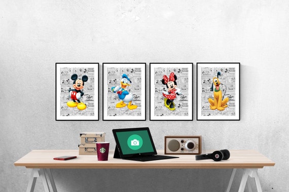 Disney Character Animation Set of 4 Prints I Disney Prints I - Etsy UK