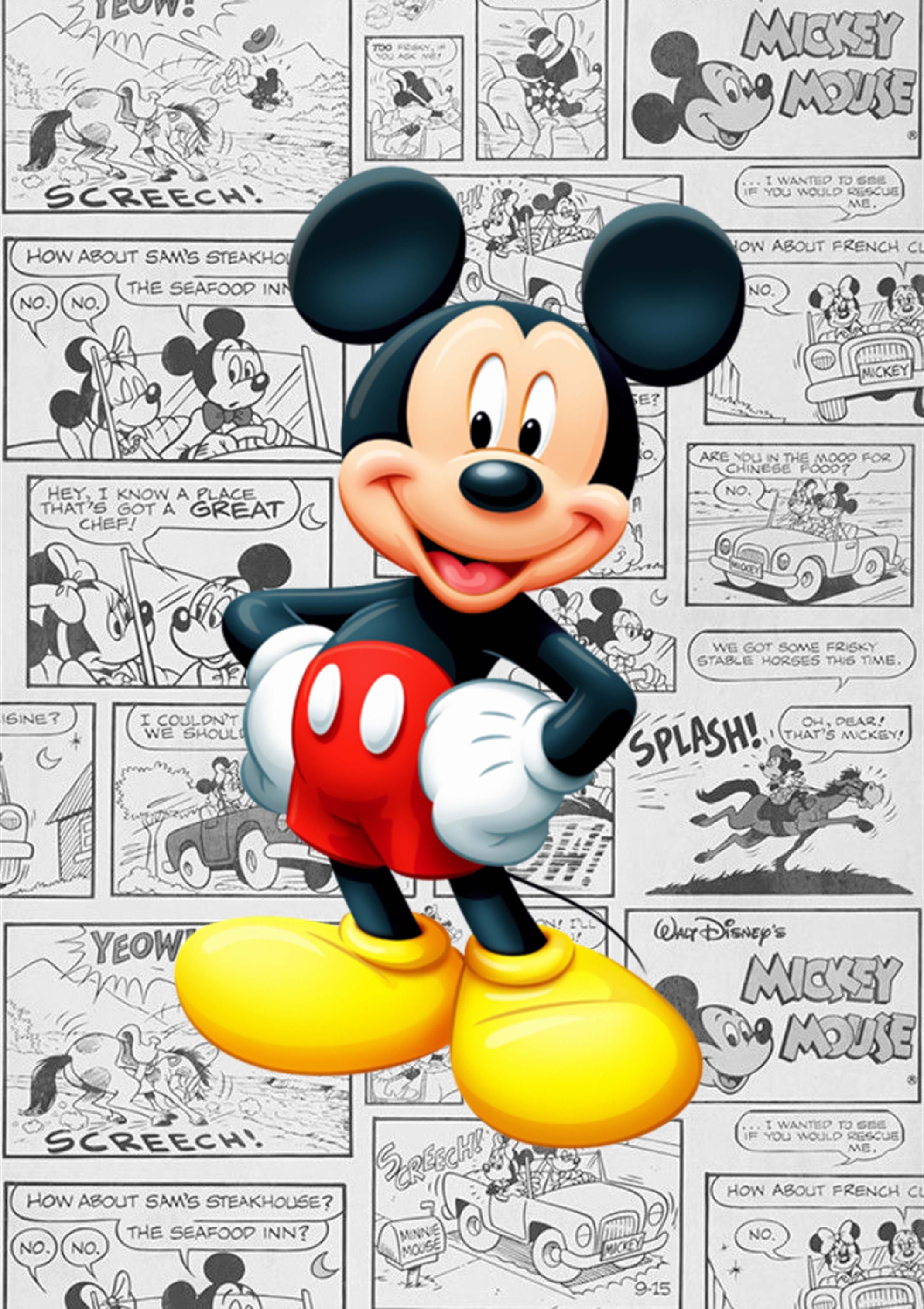 Disney Character Animation Set of 4 Prints I Disney Prints I Disney L ...