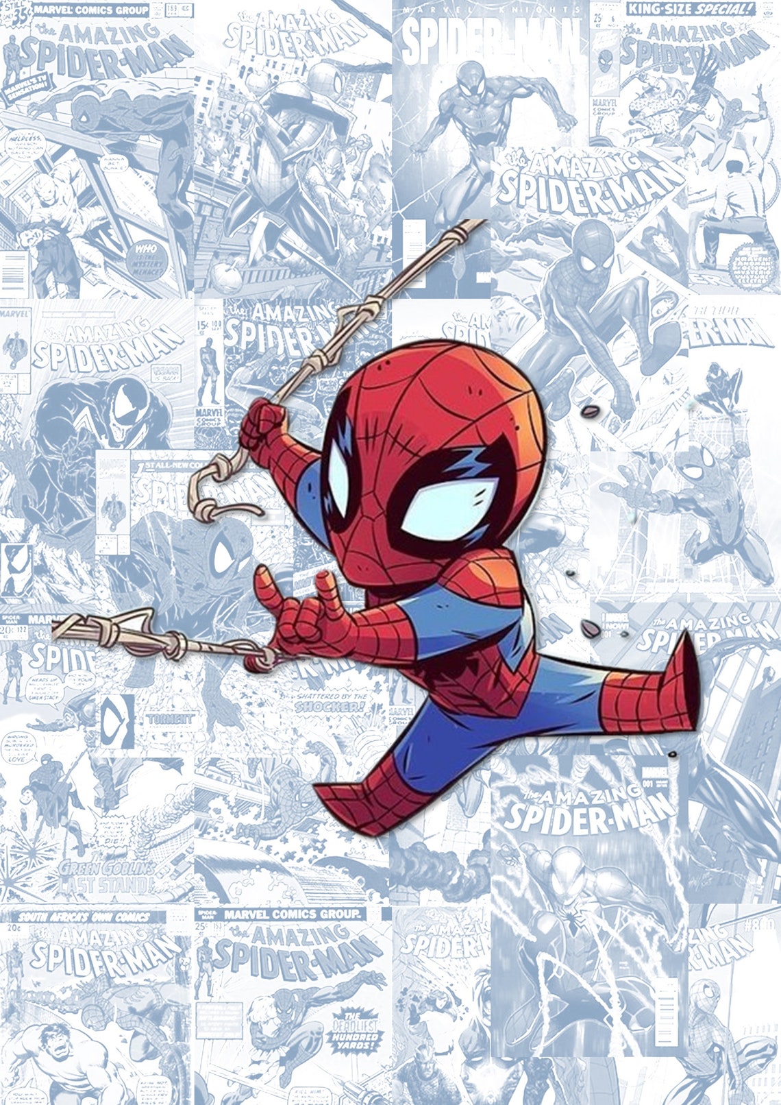Avengers Superhero Cartoon Comic Strip Set of 4 Prints I Marvel Prints ...