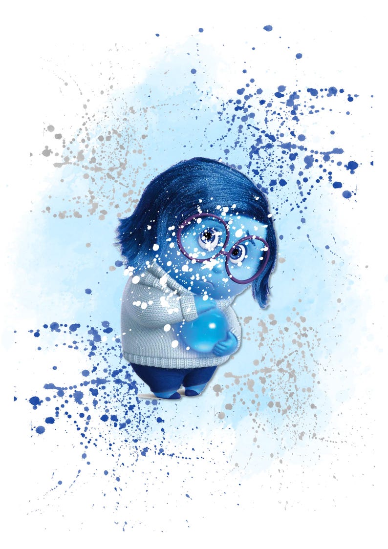 Disney's Inside Out Splash Watercolour Mix & Match Set of 6 Prints I ...