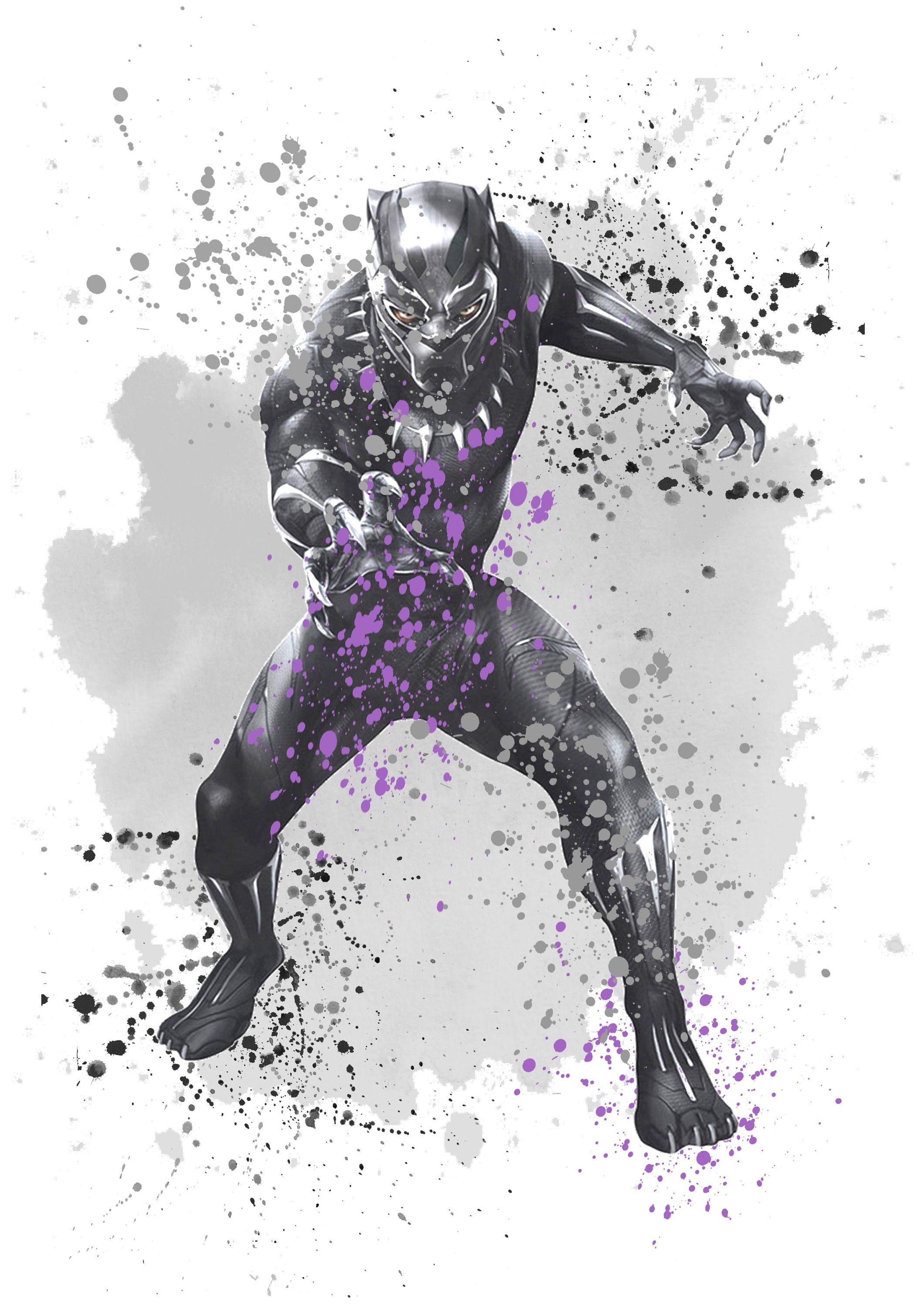 Marvel Universe Avengers Superhero Watercolour Mix & Match Set of 6 ...