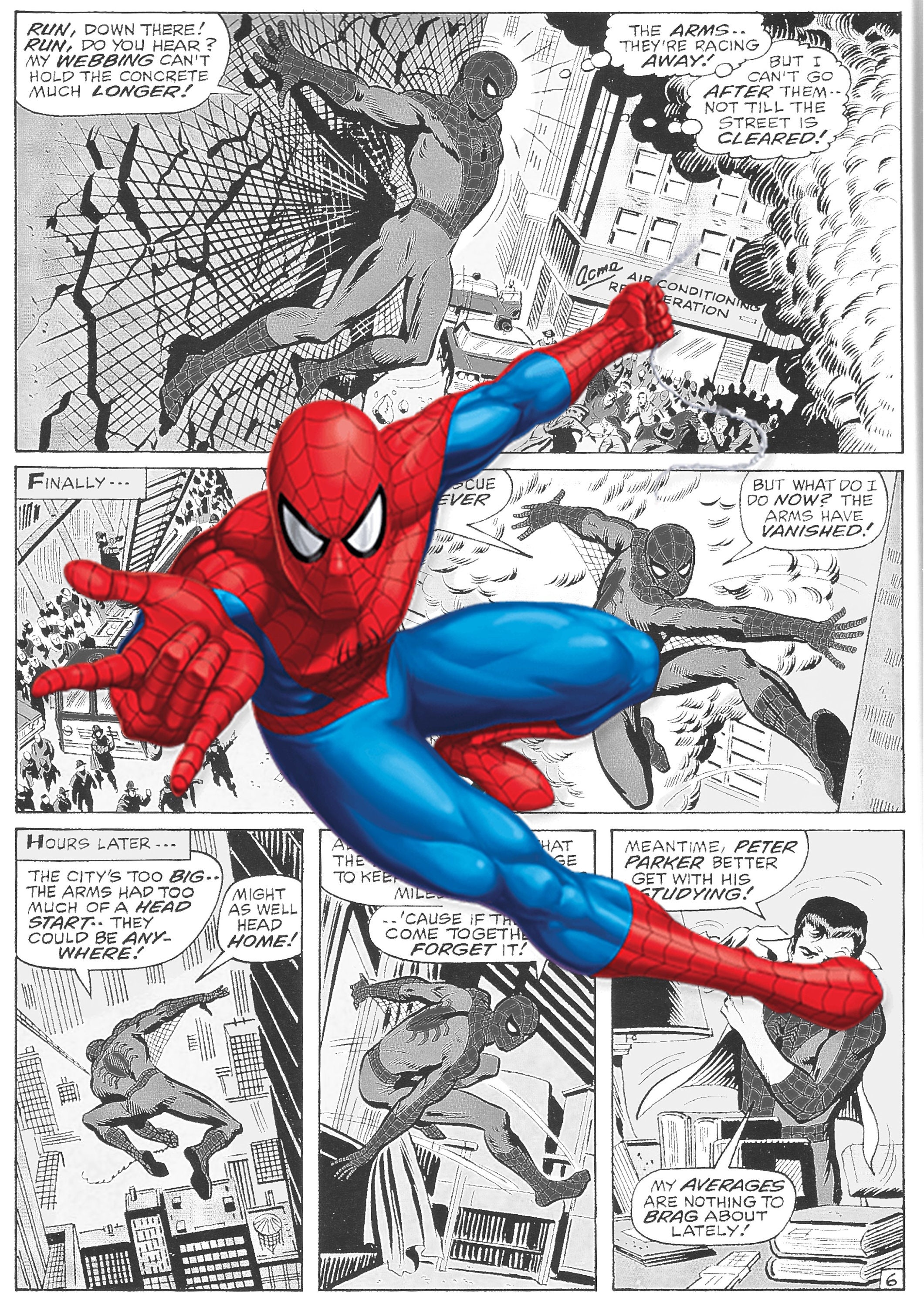 Marvel Spiderman Comic Strip Set of 3 Prints I Avengers I Marvel Prints ...