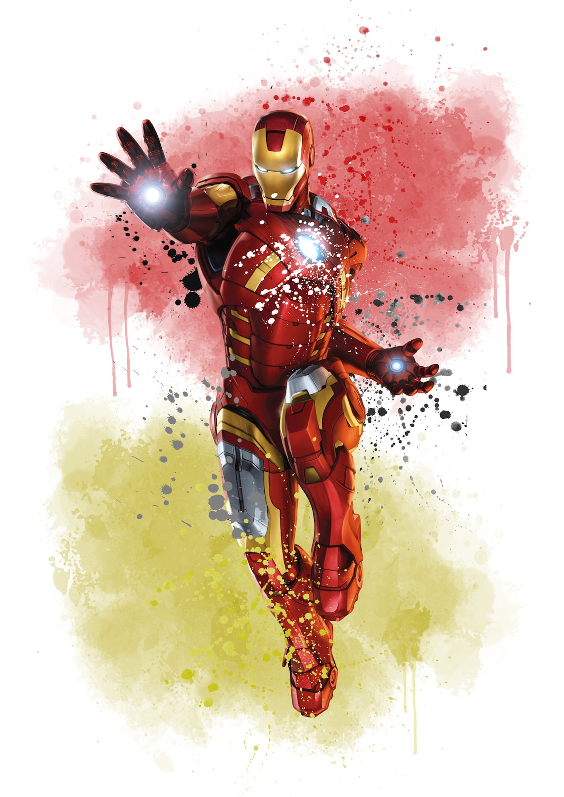 Marvel Avengers Superhero Watercolour Set of 6 Prints I Marvel | Etsy