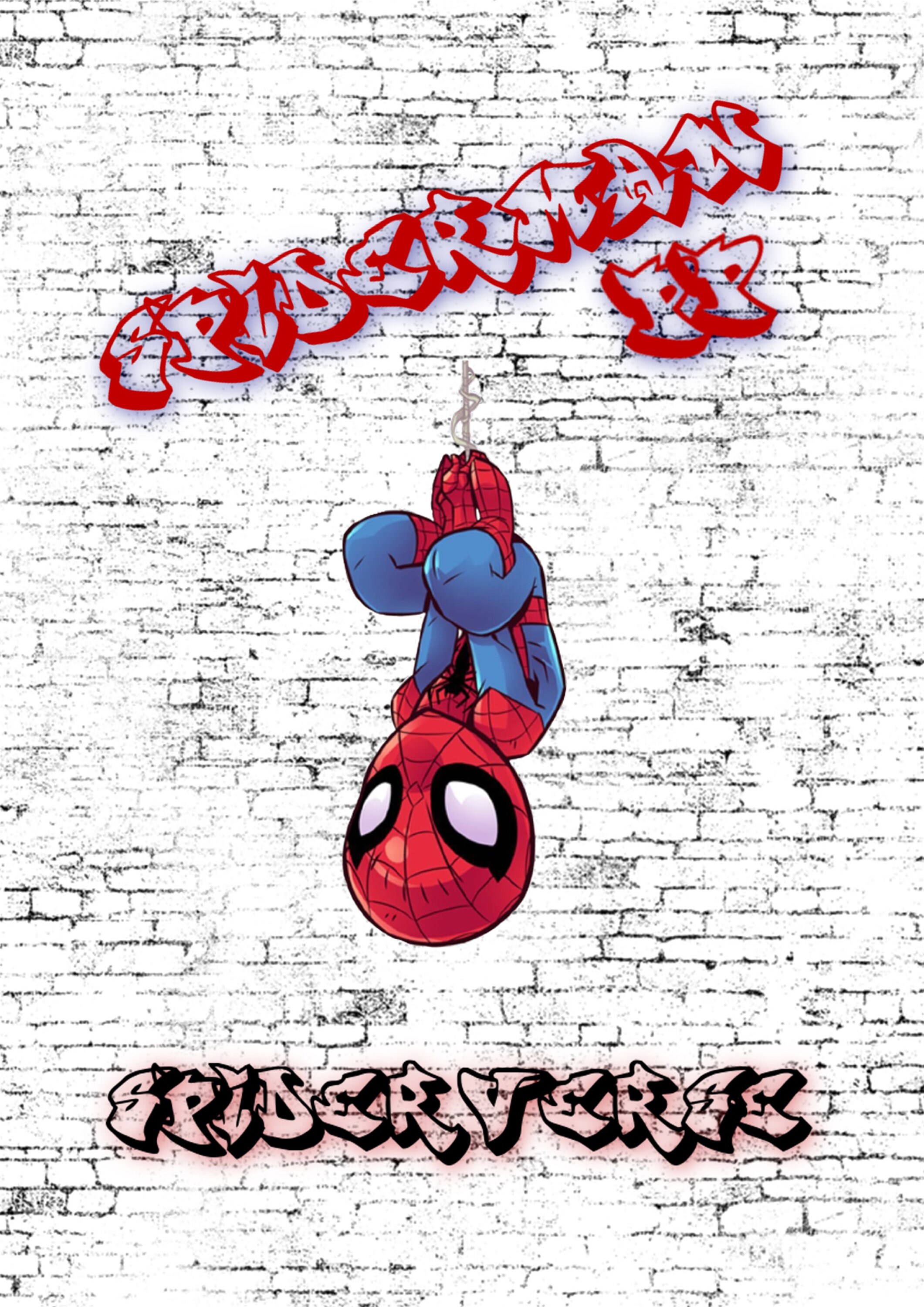 Spiderman Spider Verse Graffiti Set of 4 Prints I Marvel - Etsy